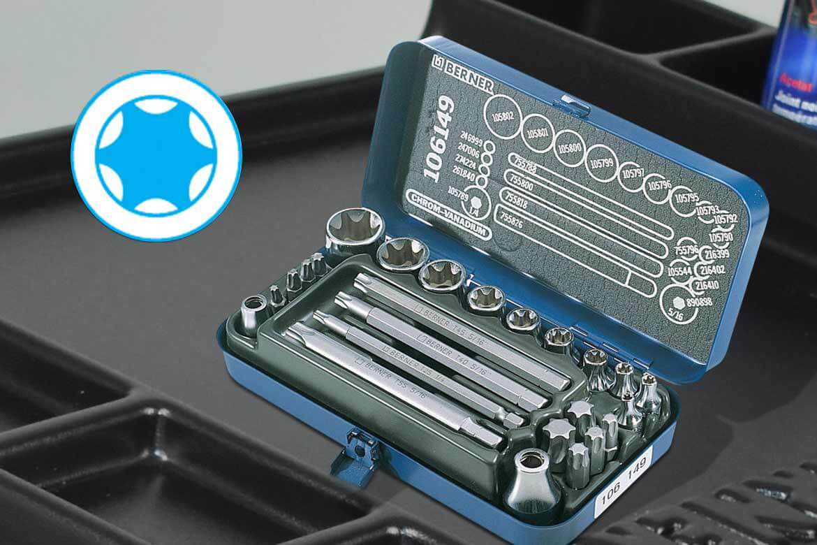 Présentation de notre coffret de douilles et embouts Torx